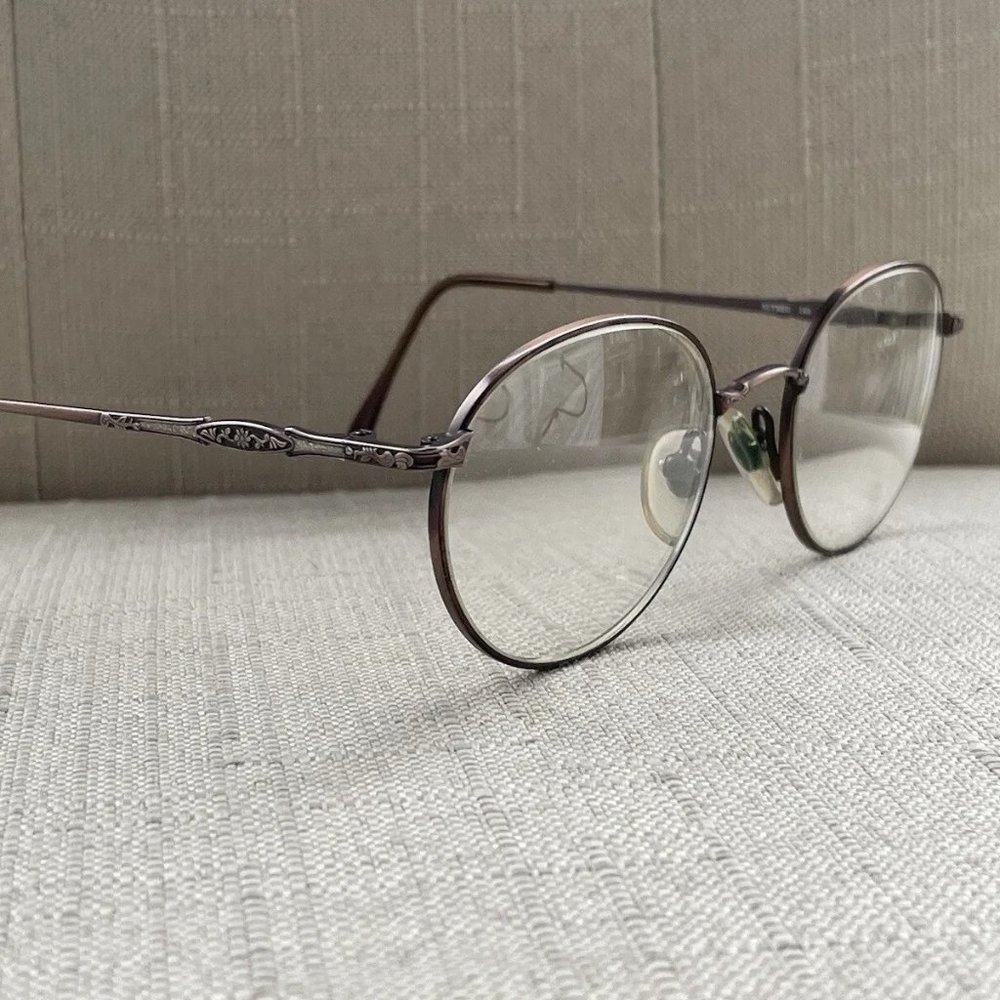 Laura Ashley Women Eyeglasses Frame Brown Tone Glass … - Gem